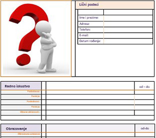 CV OBRAZAC | Zaposlimo Srbiju